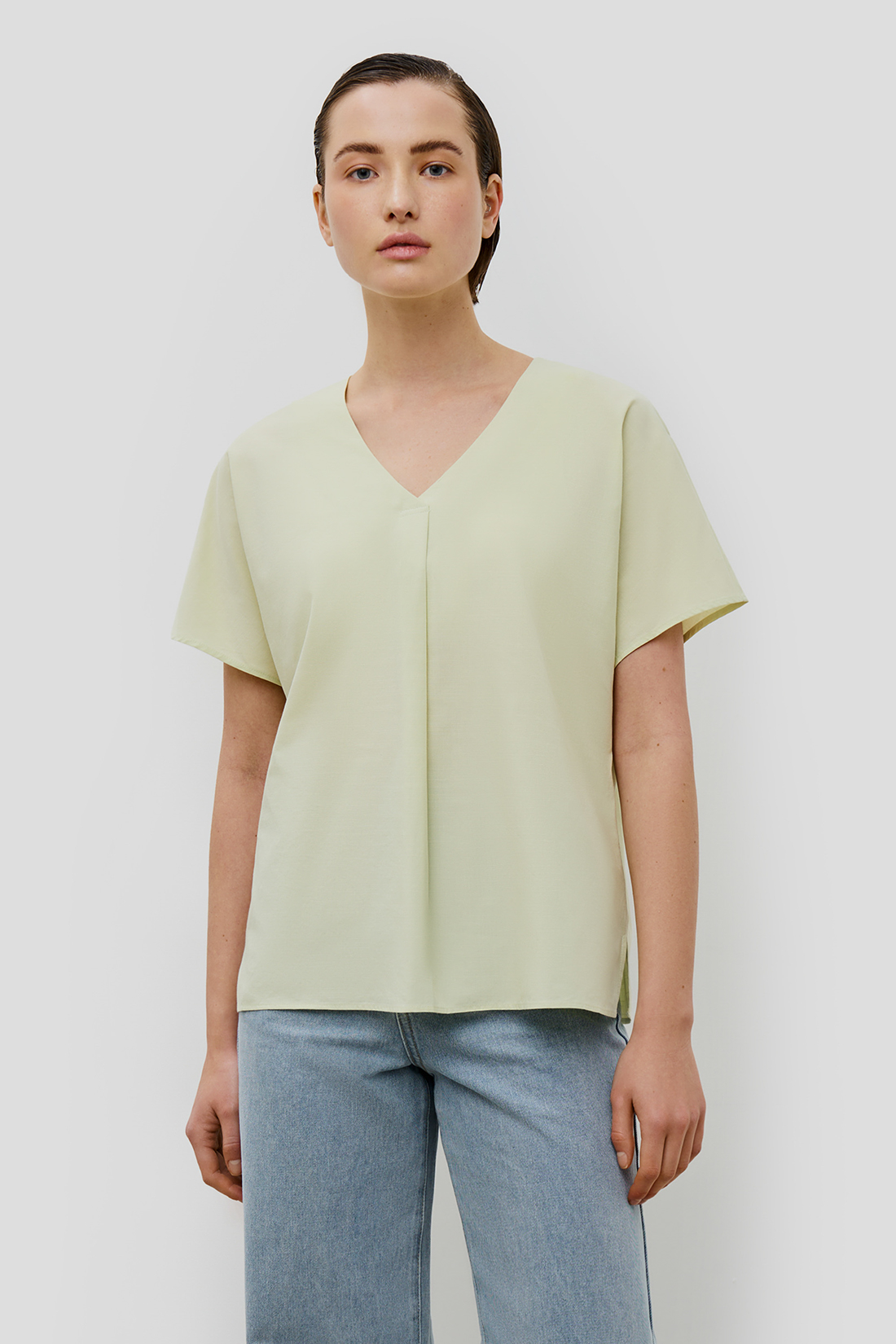 Блуза женская Baon B1923015 зеленая S