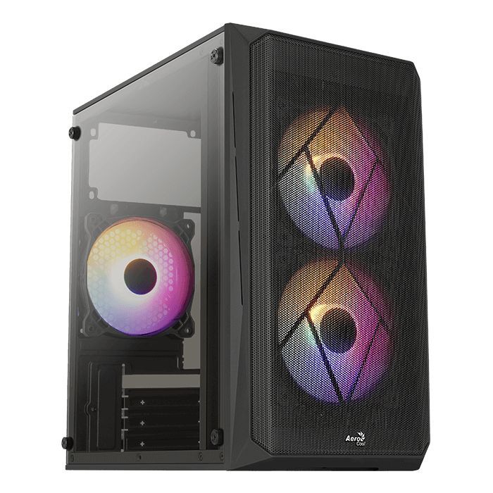 Корпус компьютерный AeroCool Cs-107-A-BK-v1 Black