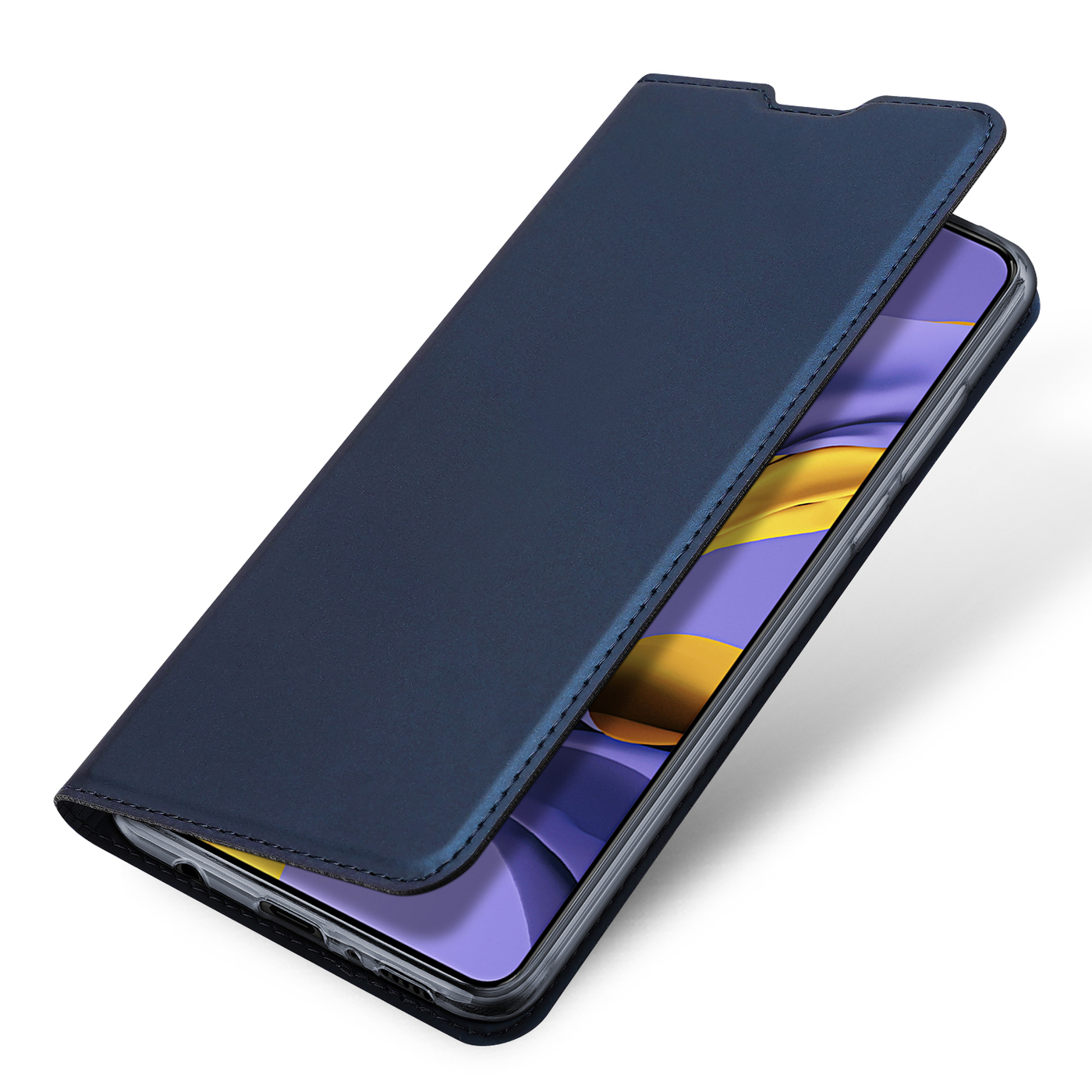Чехол книжка Dux Ducis для Samsung Galaxy A71 (SM-A715F) Skin Series синий
