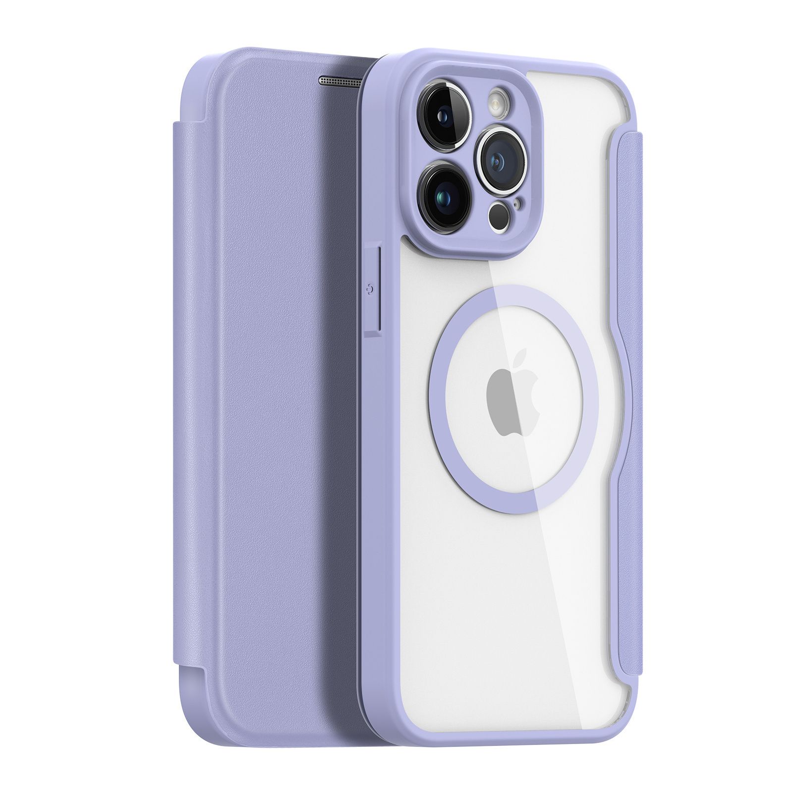 Чехол книжка Dux Ducis для iPhone 14 Pro Max 6.7" (with MagSafe) фиолетовый