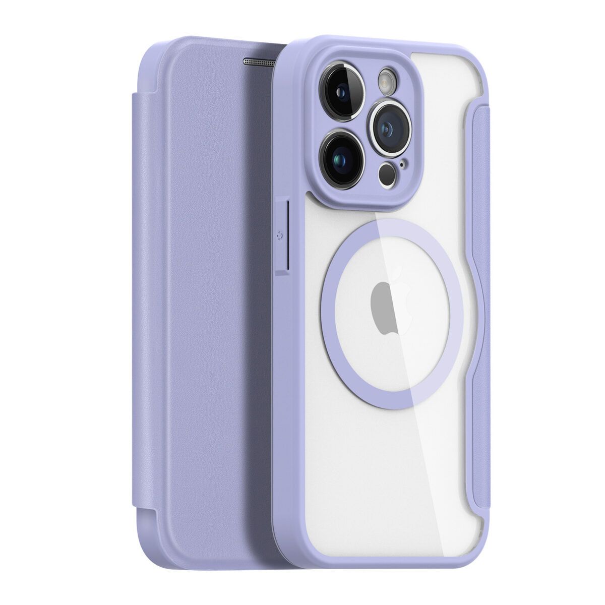 Чехол книжка Dux Ducis для iPhone 14 Pro 6.1" (with MagSafe) фиолетовый