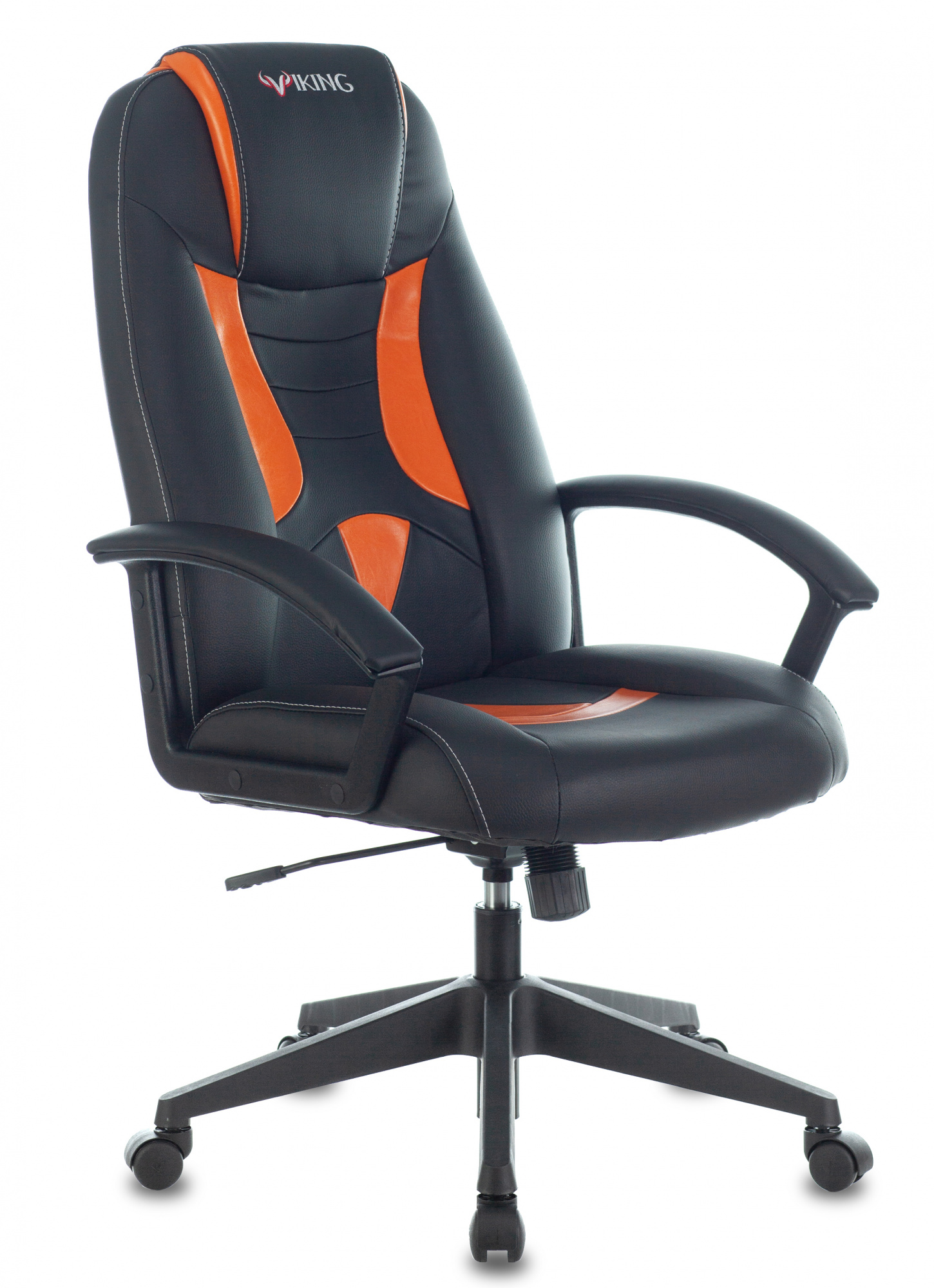 Кресло игровое ZOMBIE VIKING-8 черный/оранжевый