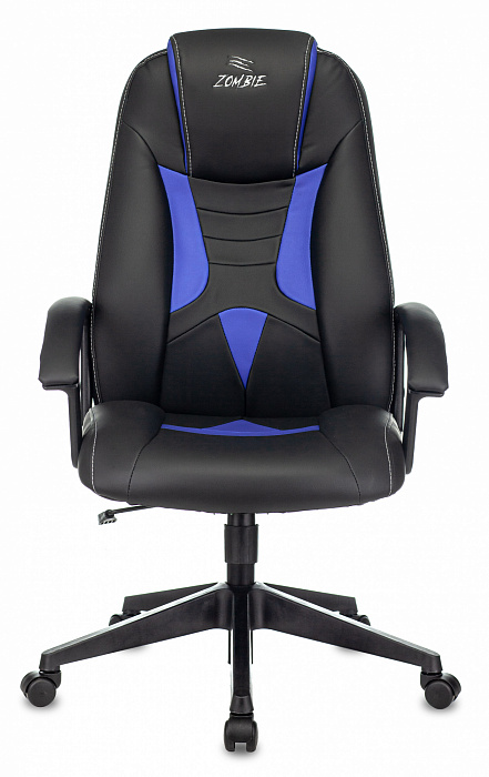 Кресло игровое ZOMBIE Viking-8 черный/синий