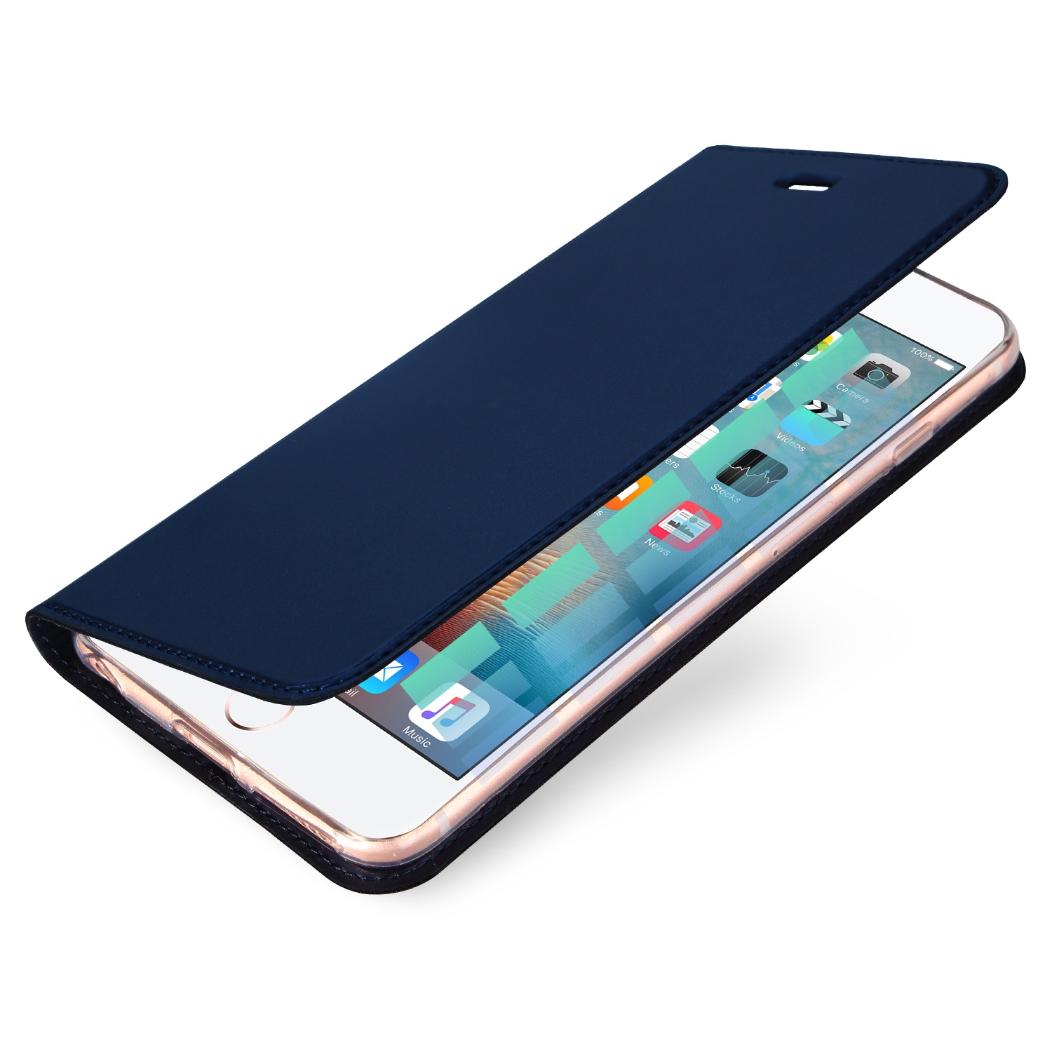 Чехол книжка Dux Ducis для iPhone 6 / 6S Skin Series синий