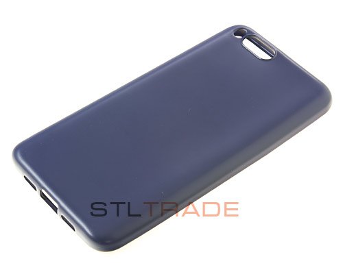 Силиконовый чехол TPU Case Металлик для Xiaomi Mi6 синий