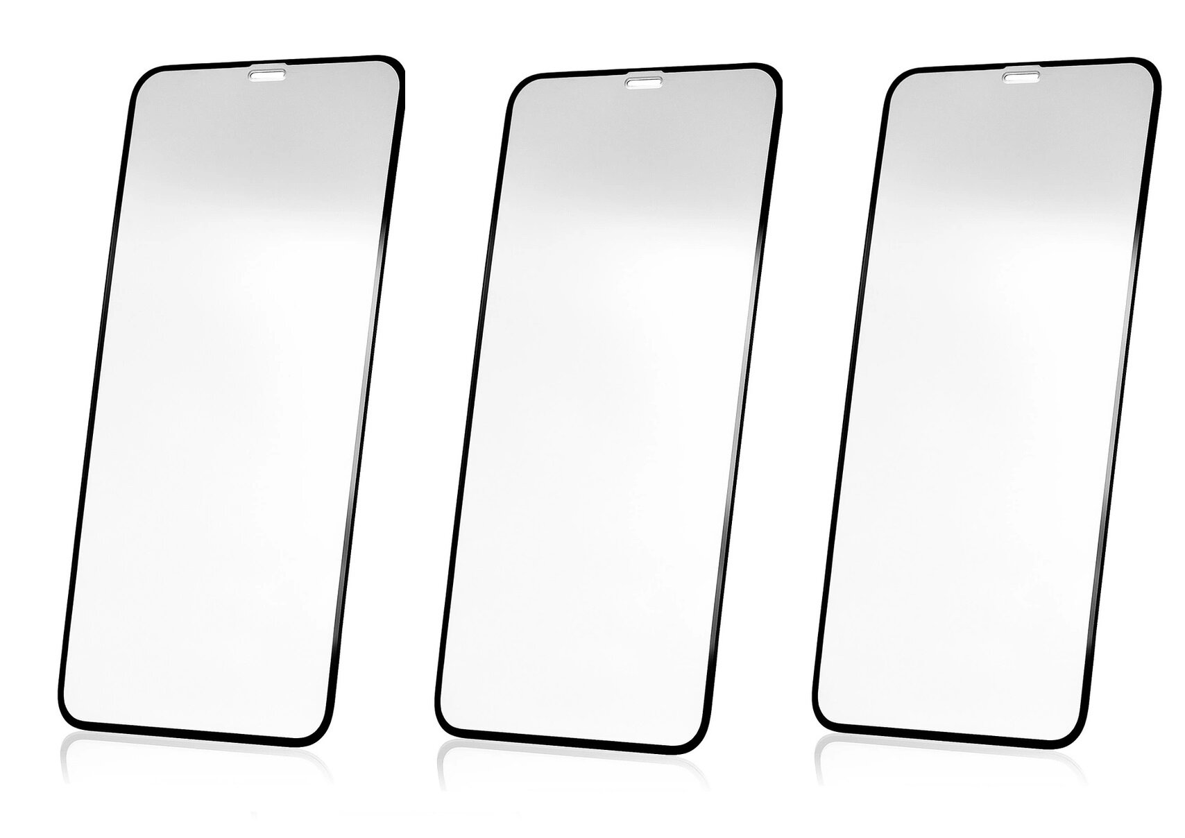 Защитное стекло QVATRA для Apple iPhone 12, 12 Pro/Комплект 3 шт