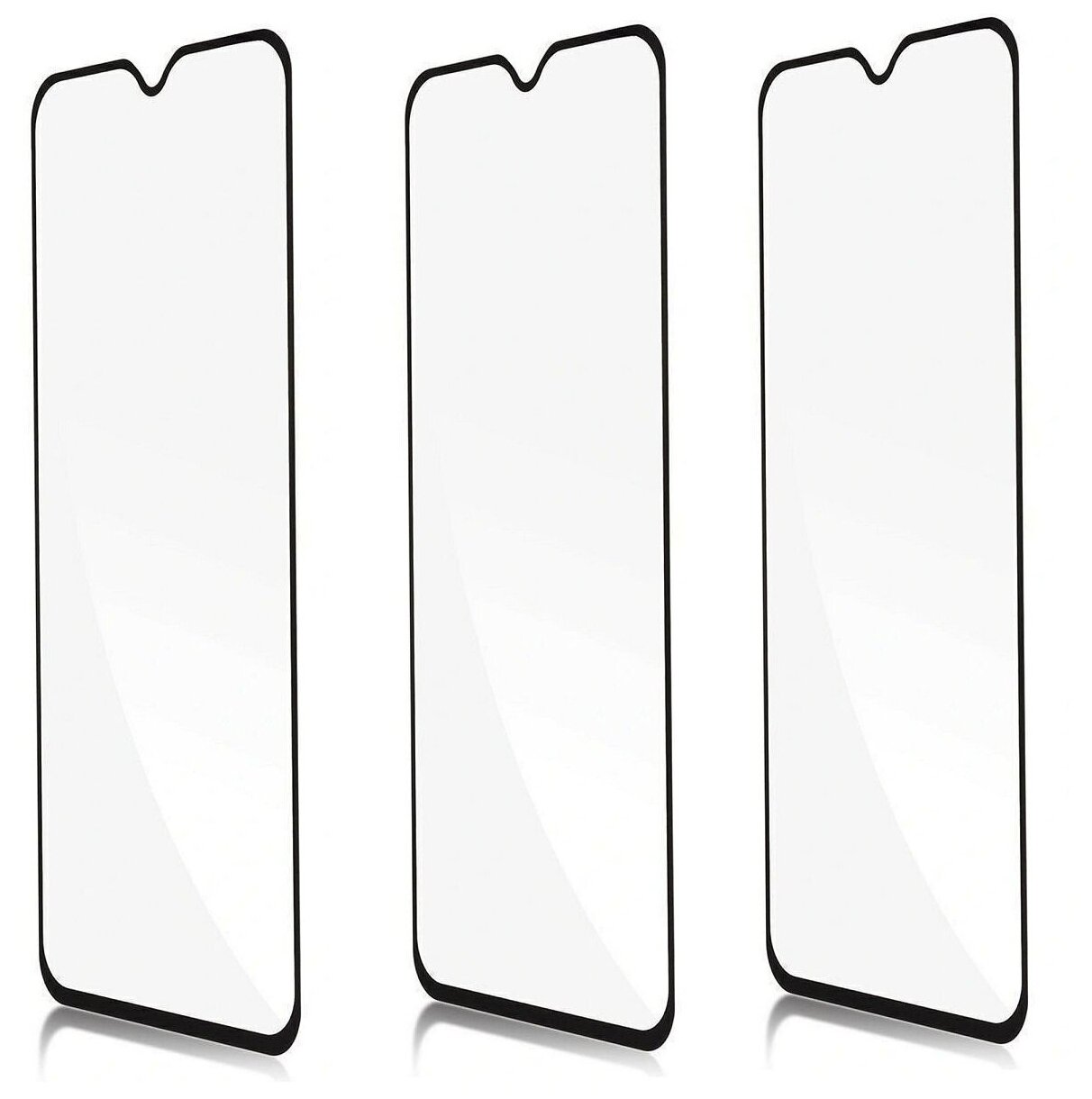 Защитное стекло QVATRA для Xiaomi Redmi 9c/Комплект 3 шт