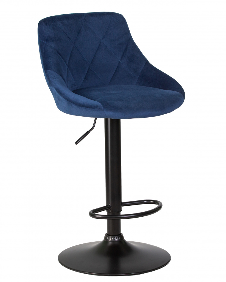 Барный стул DOBRIN LOGAN BLACK 1 шт синий