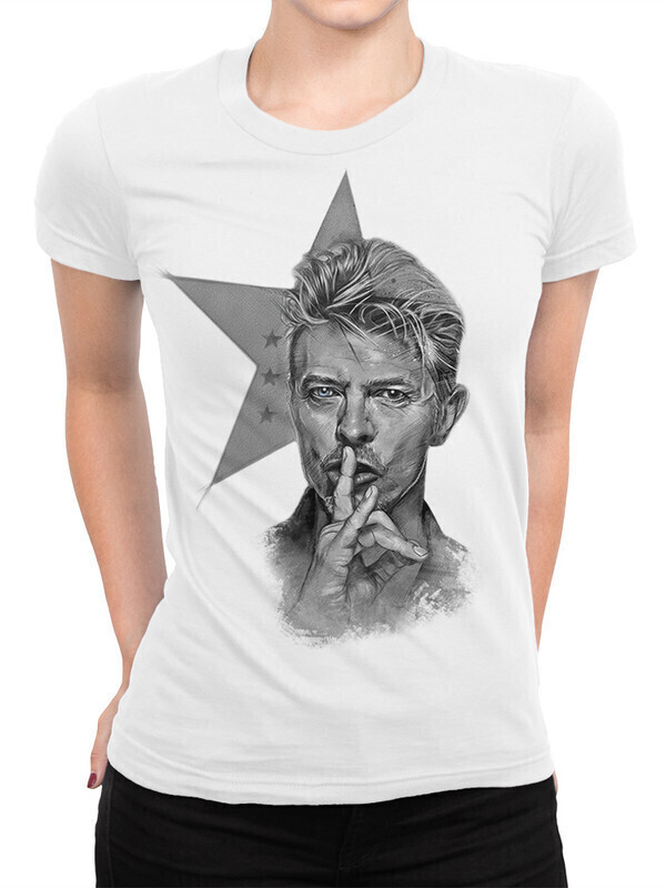 Футболка женская Dream Shirts Дэвид Боуи - David Bowie 1000854-1 белая XS