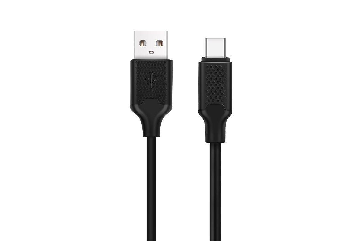 Кабель HARPER BCH-721, USB A(m), USB Type-C (m), 1м, черный