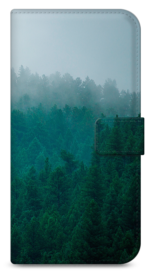 Чехол Awog на Apple iPhone 12 Pro Max "Лес в зеленом тумане"