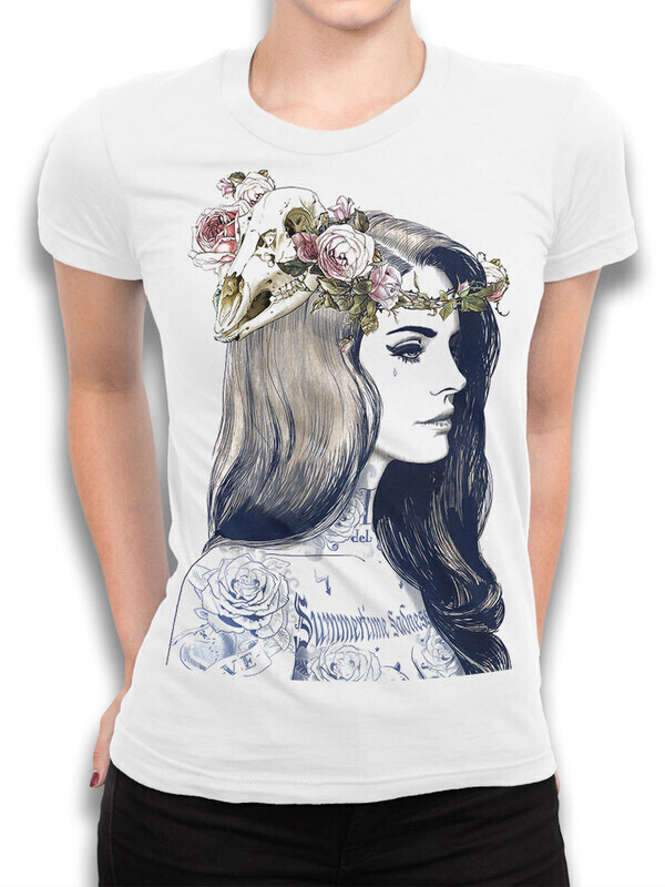 Футболка женская Dream Shirts Лана Дель Рей - Lana Del Rey 5000887-1 белая XS