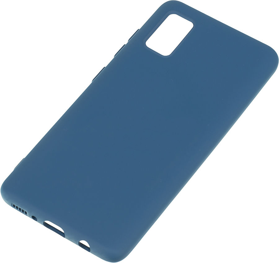 Чехол BORASCO Soft Touch, для Samsung Galaxy A41, синий