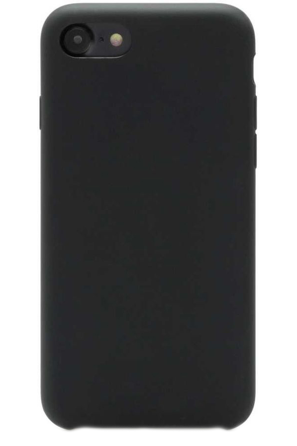 Чехол uBear для iPhone SE / 8 / 7, силикон soft touch, черный