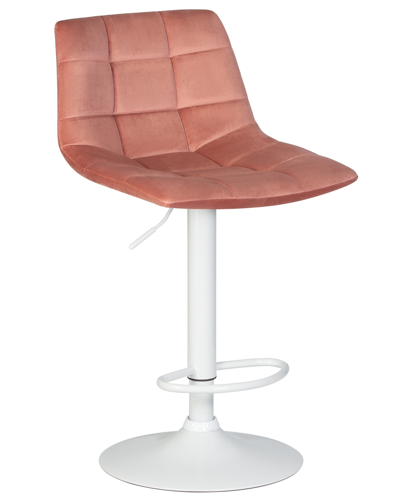 Барный стул Империя стульев TAILOR White LM-5017_WhiteBase (MJ9-32), белый/розовый