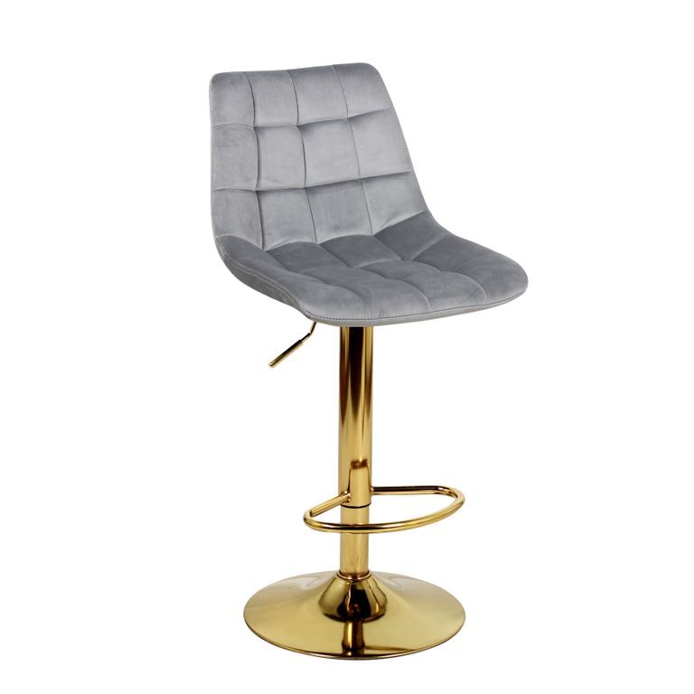 Барный стул Империя стульев ДИЖОН WX-2822 grey, золотой/серый