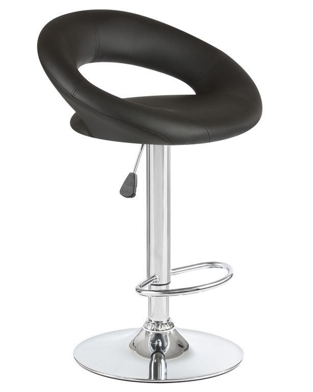 Барный стул Империя стульев MIRA-D LM-5001 black, хром/черный