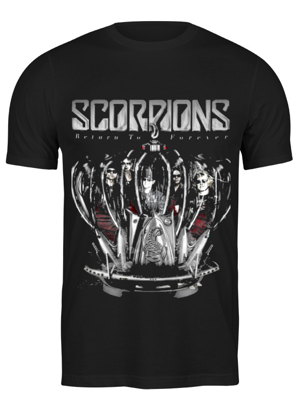 Футболка мужская Printio Scorpions - return to forever tour черная 2XL
