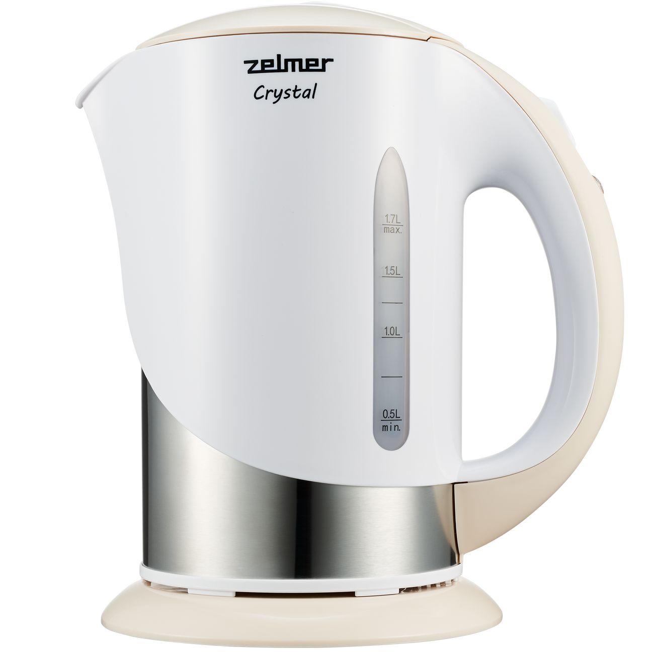 Чайник электрический Zelmer ZCK7630I 1.7 л White, Beige, Silver