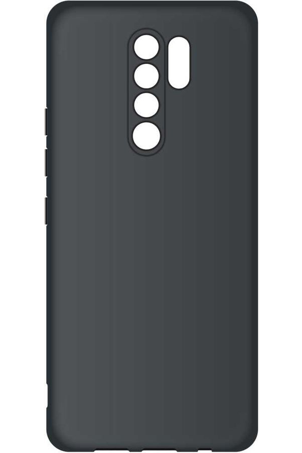 Чехол BORASCO Microfiber case, для Xiaomi Redmi 9, черный