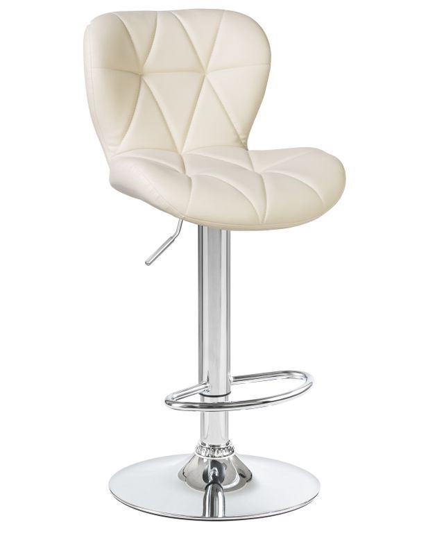 Барный стул Империя стульев BARNY LM-5022 cream, хром/кремовый