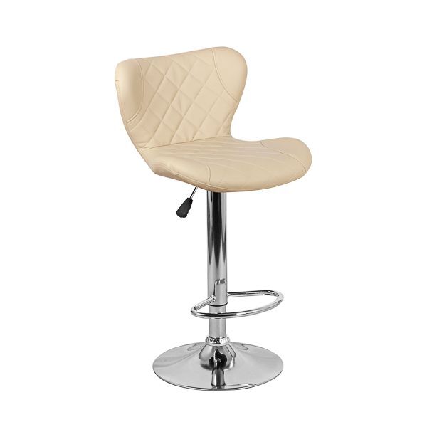 Барный стул Империя стульев Кадиллак WX-005 cream, хром/бежевый