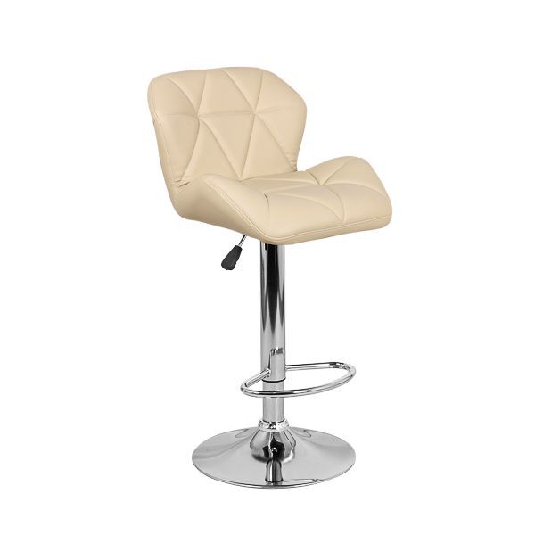 Барный стул Империя стульев Diamond WX-2582 cream, хром/бежевый