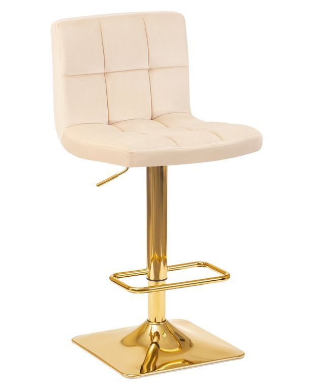 Барный стул Империя стульев GOLDIE LM-5016 beige, золотой/бежевый