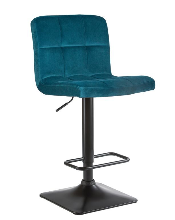 Барный стул Империя стульев DOMINIC LM-5018 aqua, черный/бирюзовый