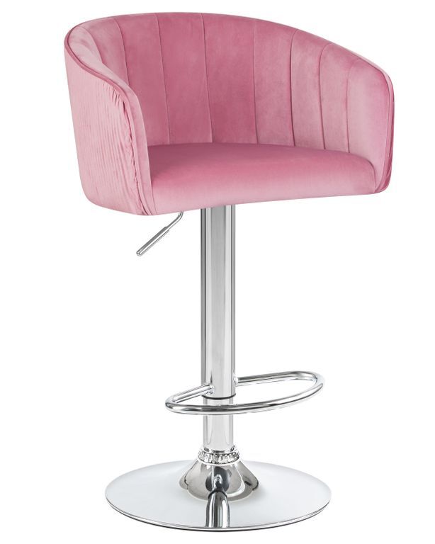 Барный стул Империя стульев DARCY LM-5025 rose, хром/розовый