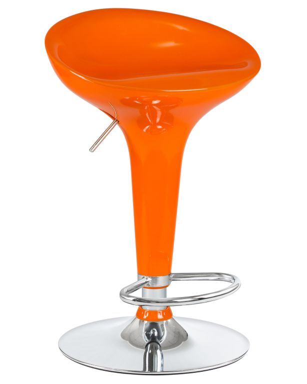Барный стул Империя стульев Bomba D LM-1004 orange, хром/оранжевый