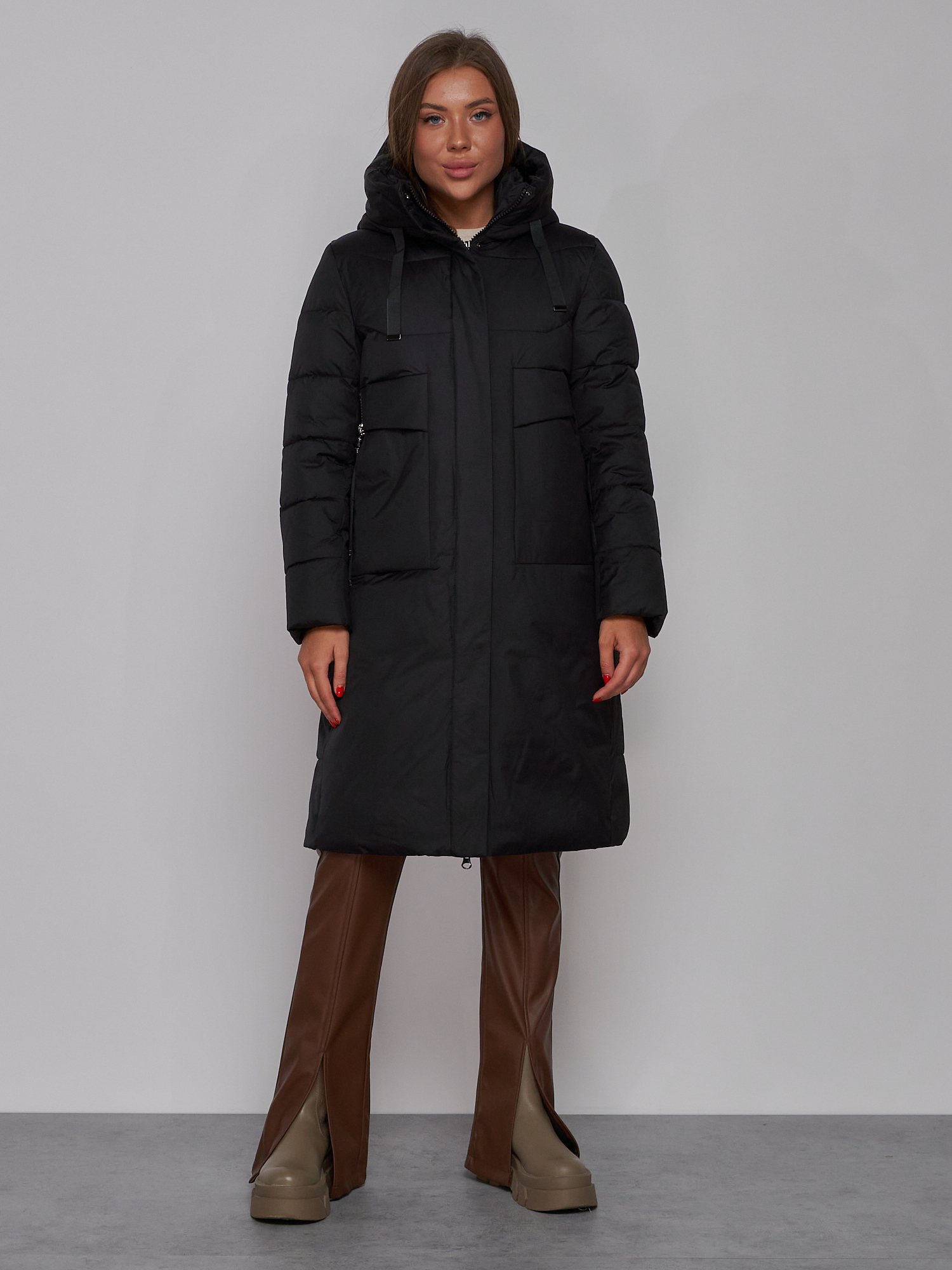 Пальто женское MTFORCE 52331 черное L