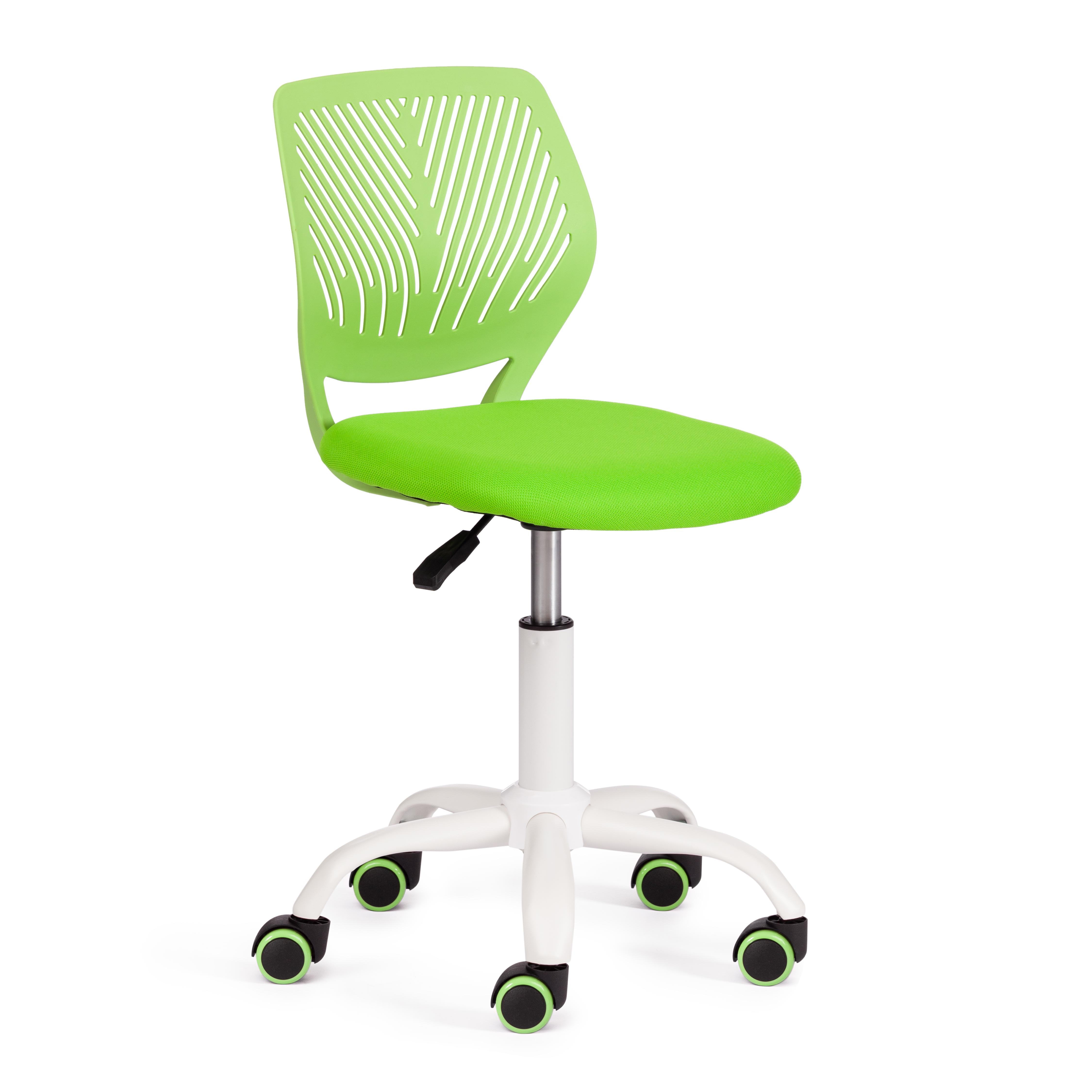 Кресло компьютерное детское для школьника TetChair FUN, ткань, зеленый