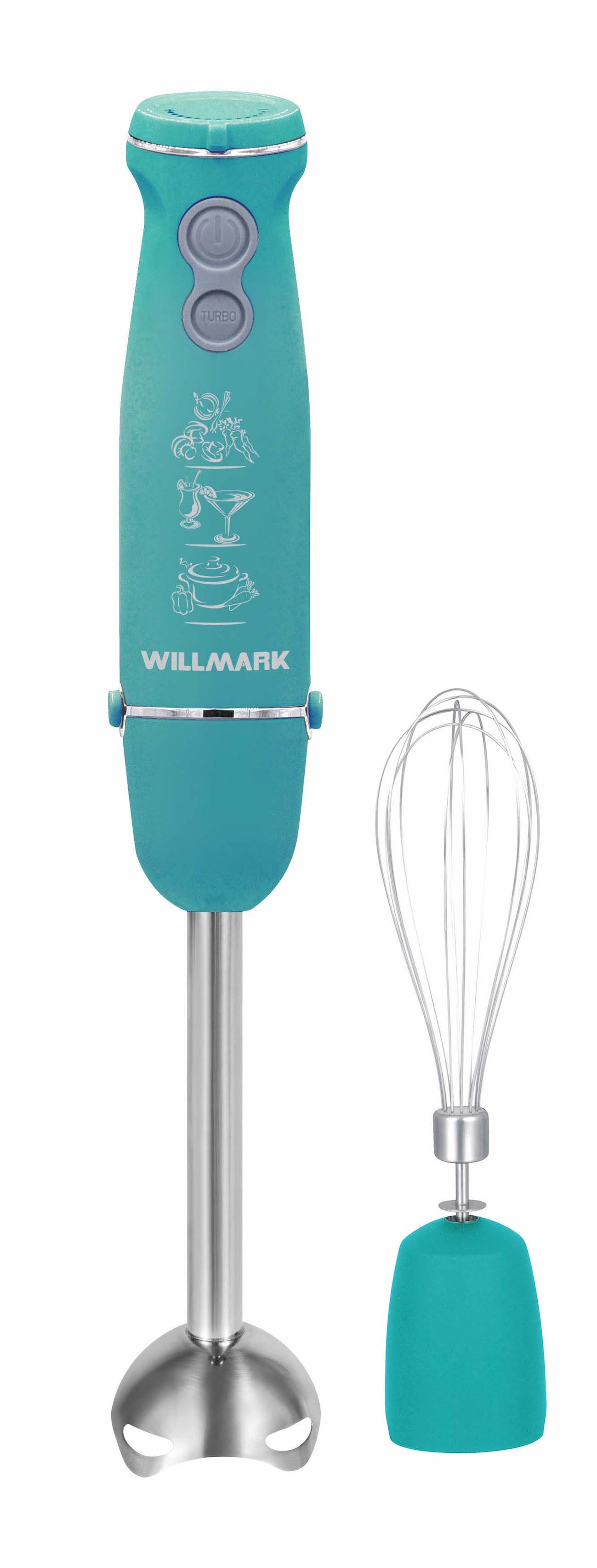 Погружной блендер WILLMARK WHB-1110BS Blue