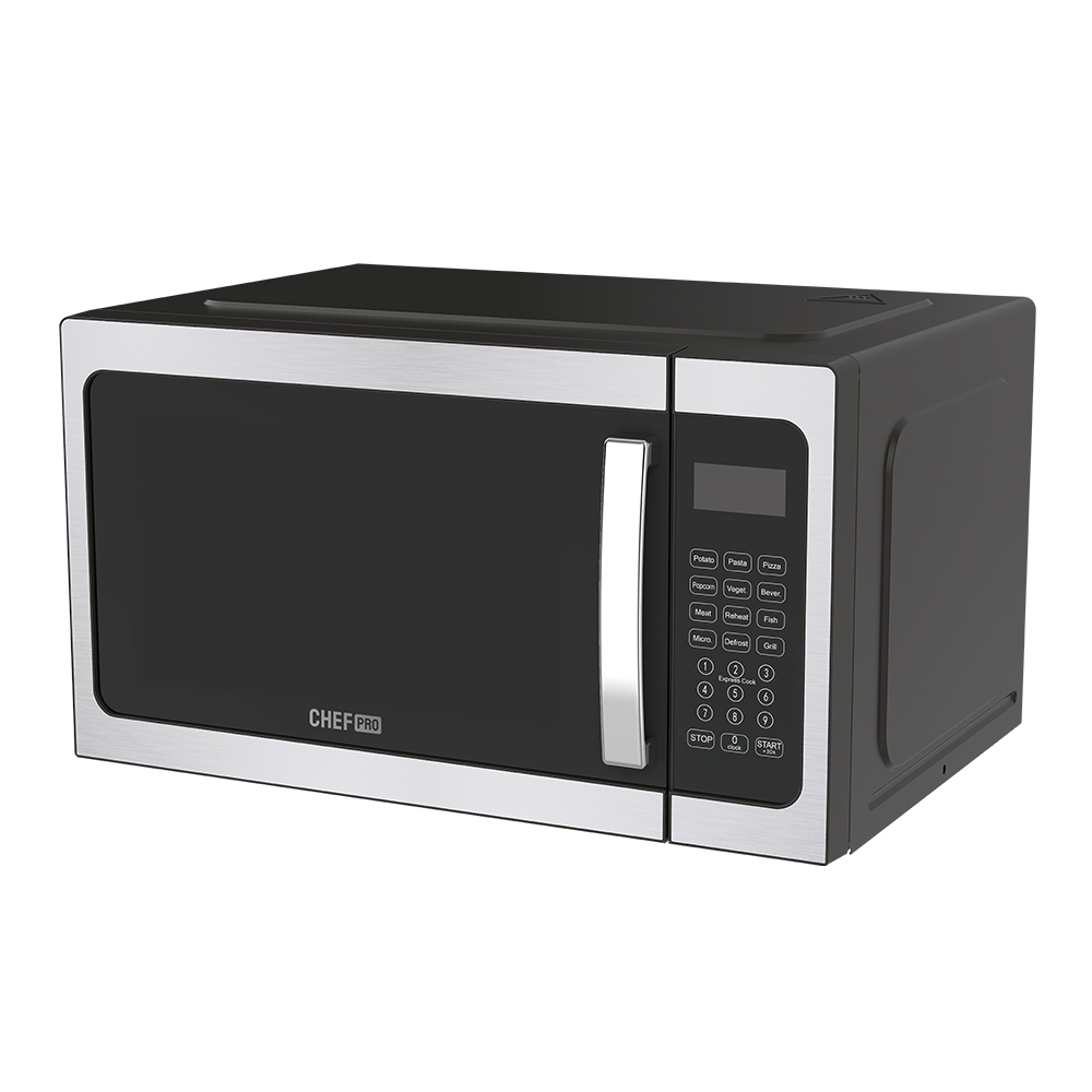 Микроволновая печь с грилем CHEF PRO CF-MW1951A серый, черный