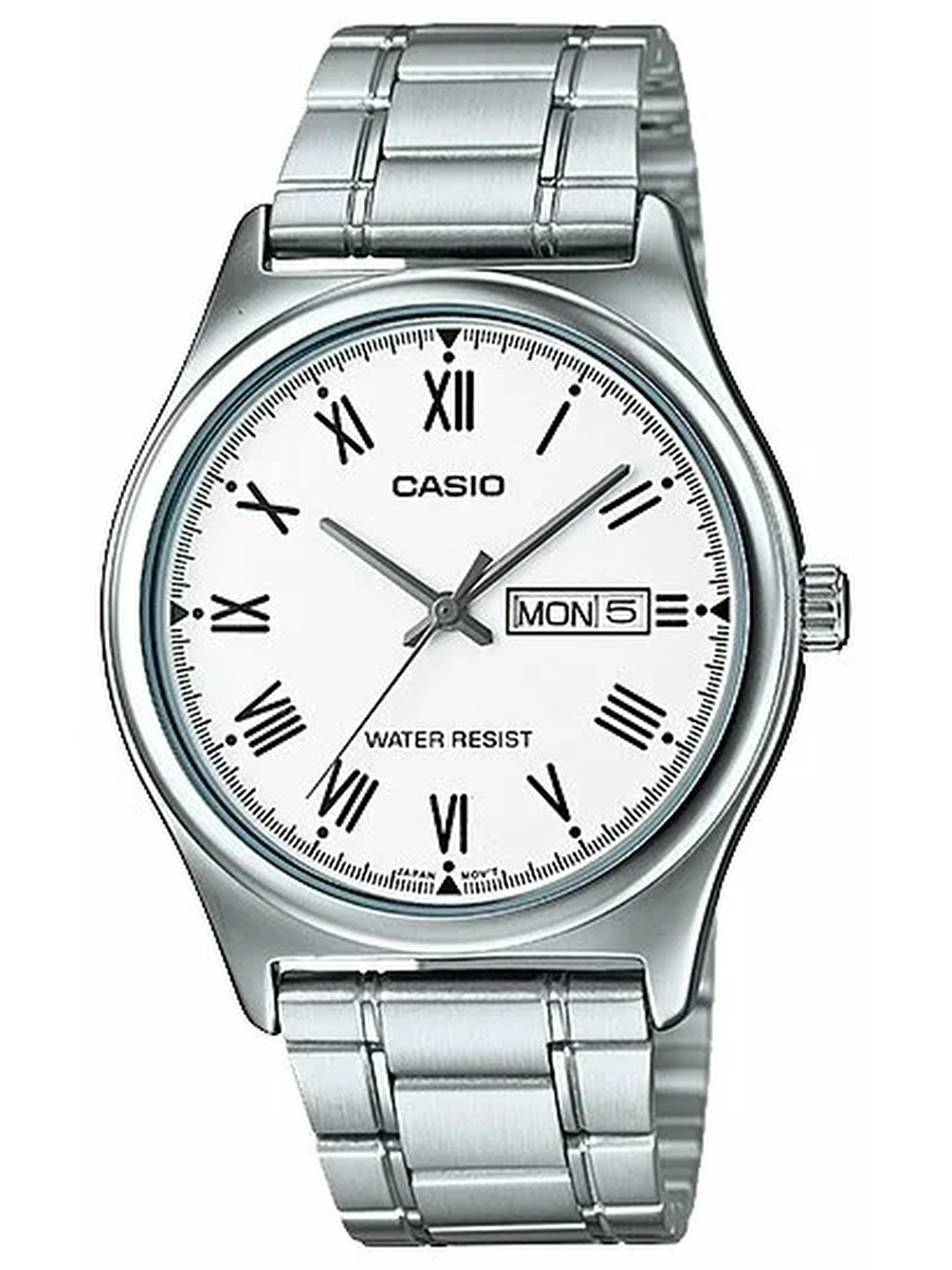 Наручные часы мужские Casio MTP-V006D-7B серебристые