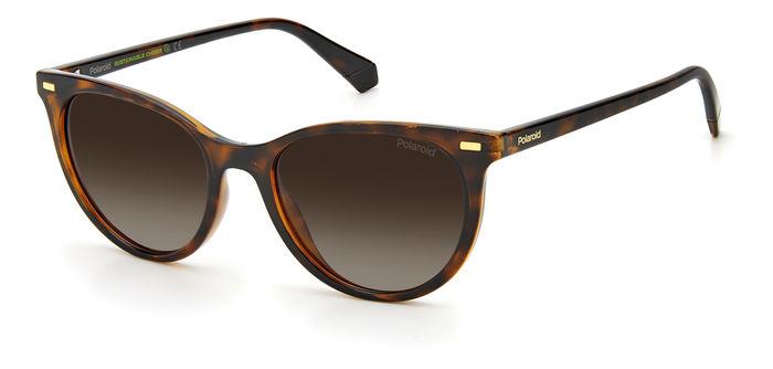Солнцезащитные очки женские Polaroid PLD 4107/S коричневые