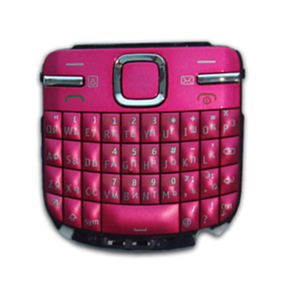 Клавиатура для Nokia C3-00 <розовый> (премиум)