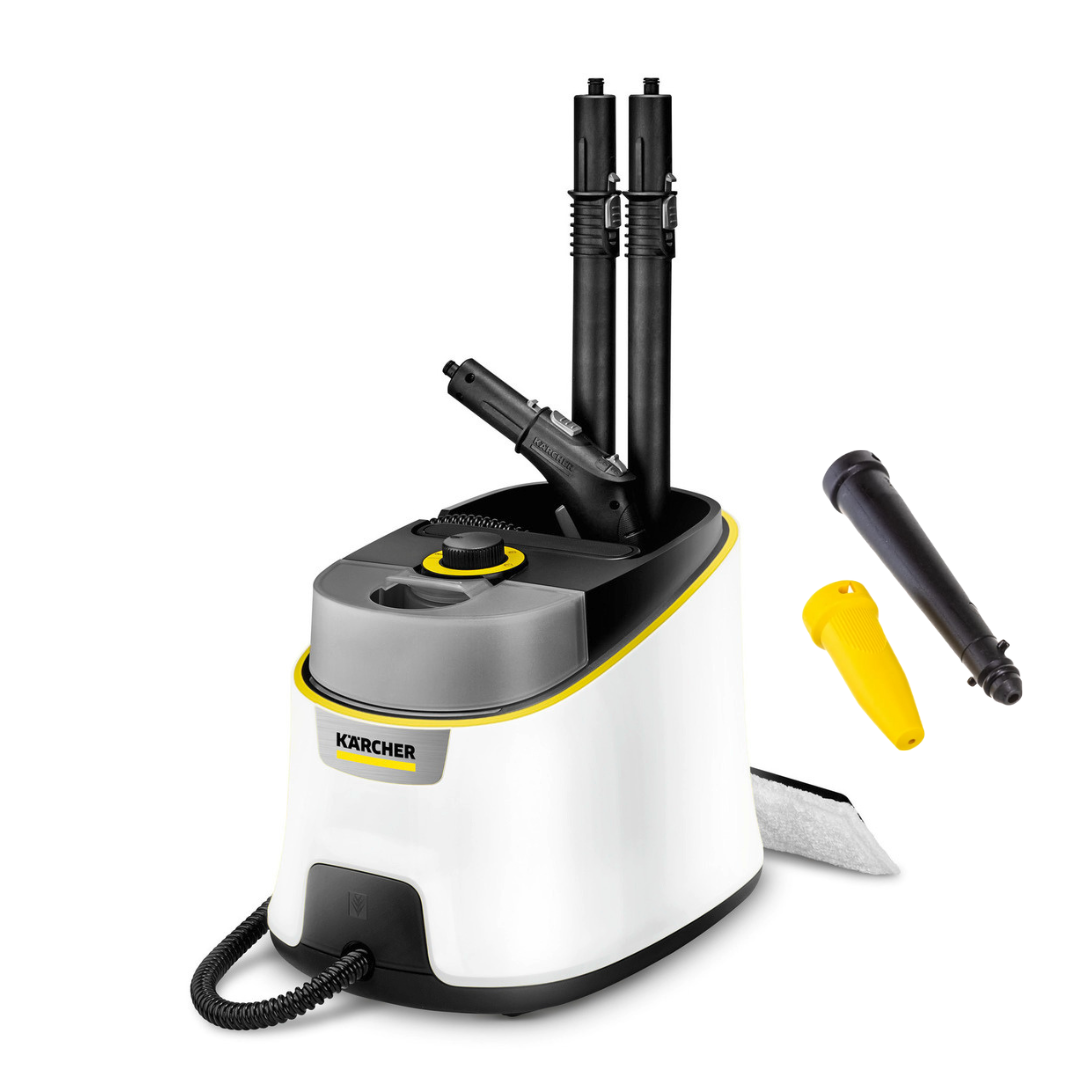 Пароочиститель Karcher SC 4 белый + насадка с мощным соплом