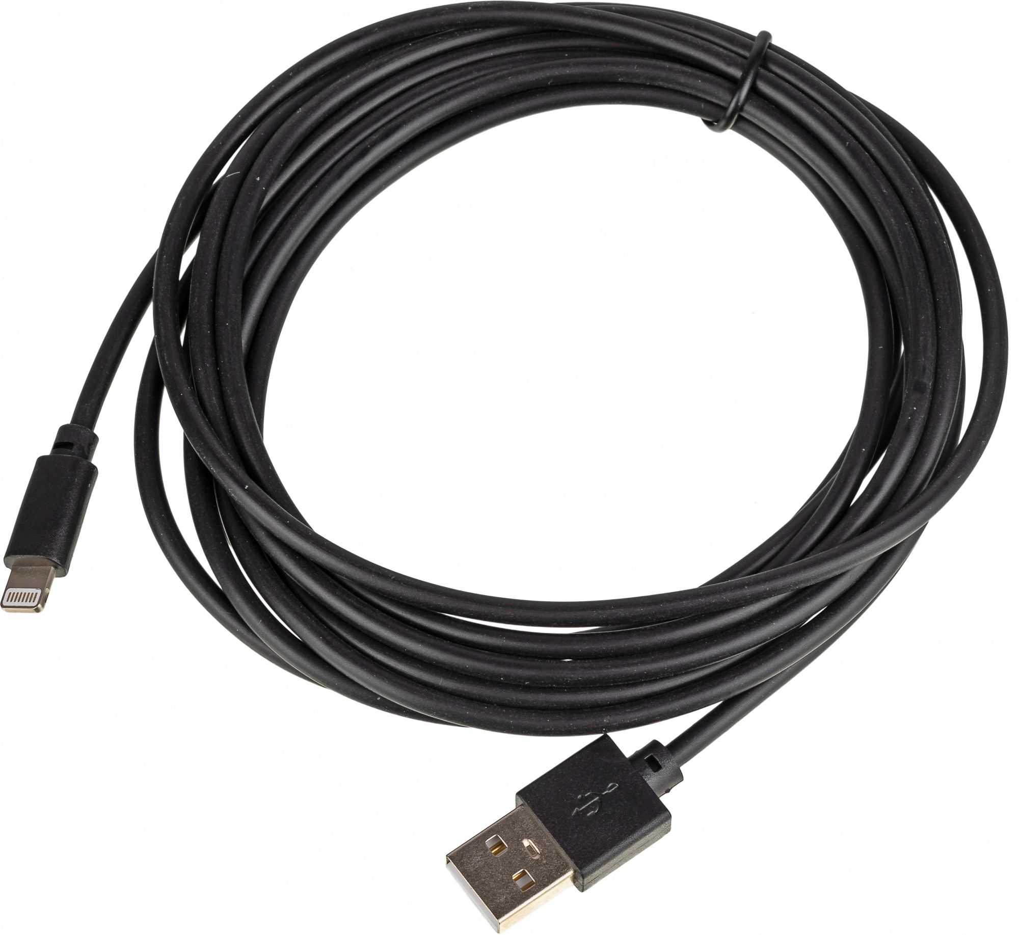 Кабель Behpex Lightning (m) - USB (m) 2.4A, 3 м, черный