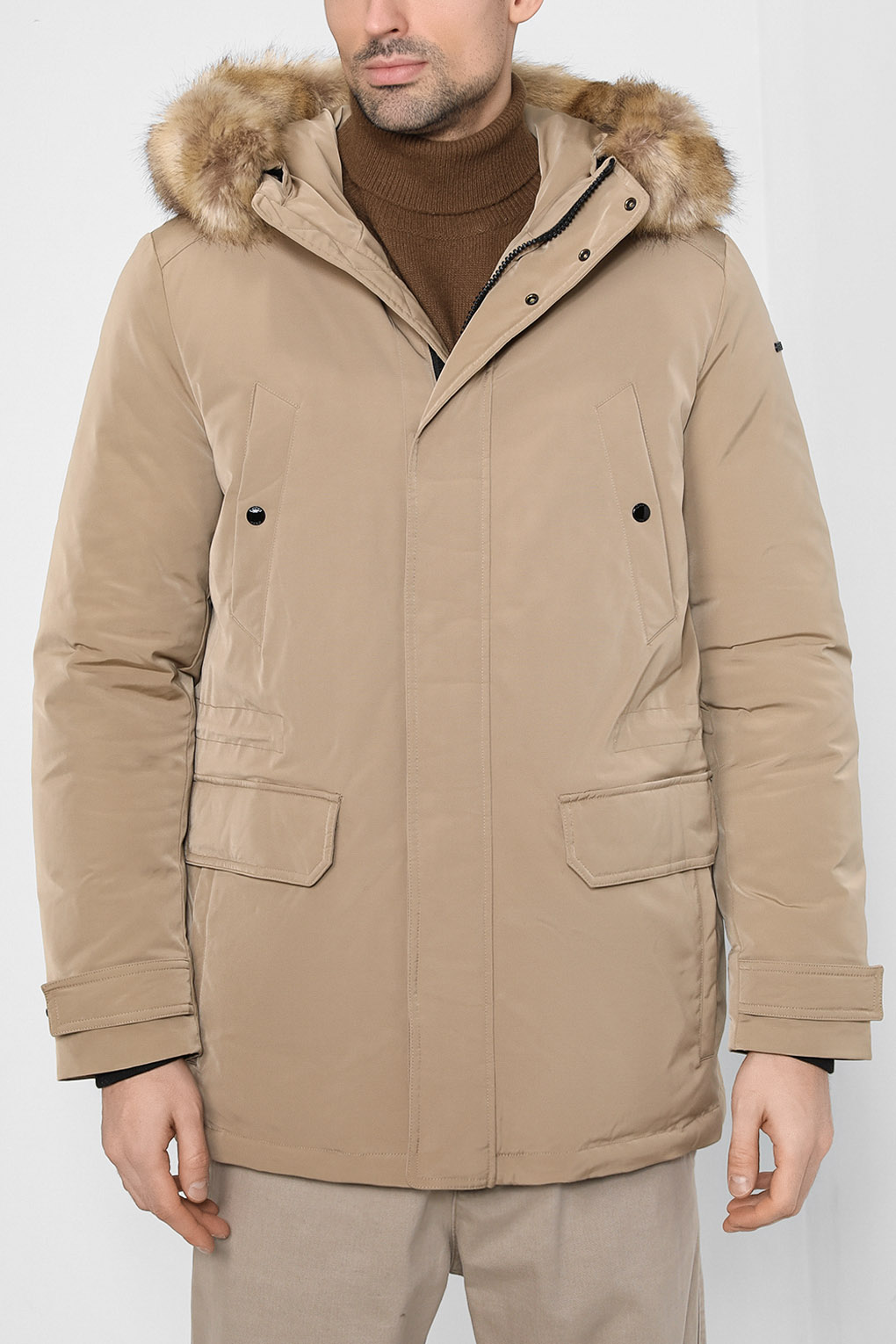 Куртка мужская GEOX M2628F T2944 коричневая 60 RU