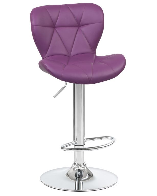 Барный стул Империя стульев BARNY LM-5022 violet, хром/фиолетовый