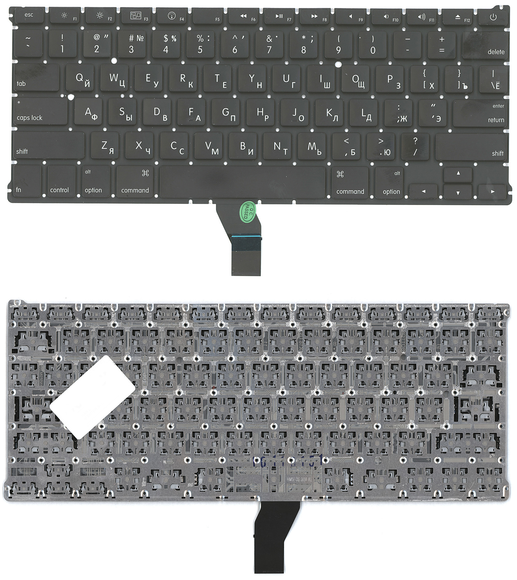 Клавиатура OEM для ноутбука MacBook A1369 плоский ENTER без подсветки 2010+