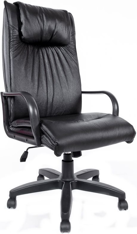 Кресло офисное Евростиль Артекс PL M кожа черный