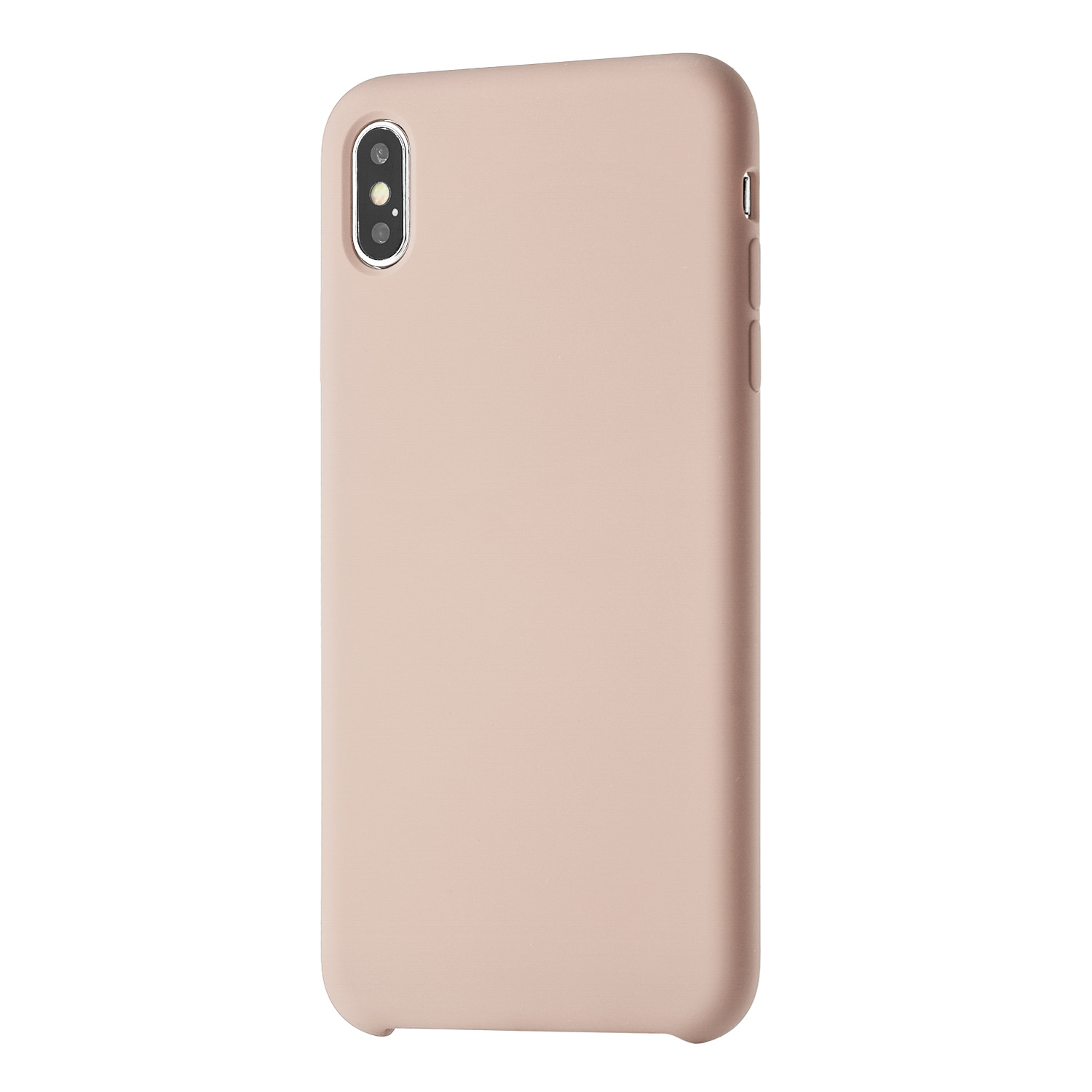 Чехол uBear для iPhone Хs Max, силикон soft touch, розовый