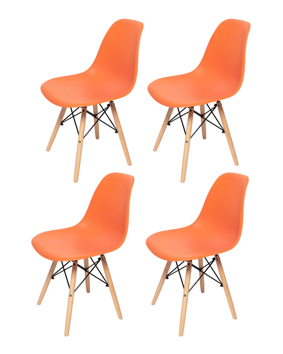 Комплект стульев 4 шт. La Room SC - 001, оранжевый