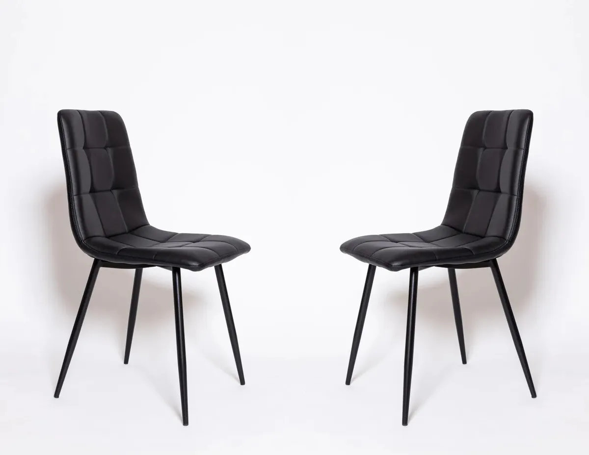 Комплект стульев 2 шт. La Room OKC - 1225, черный