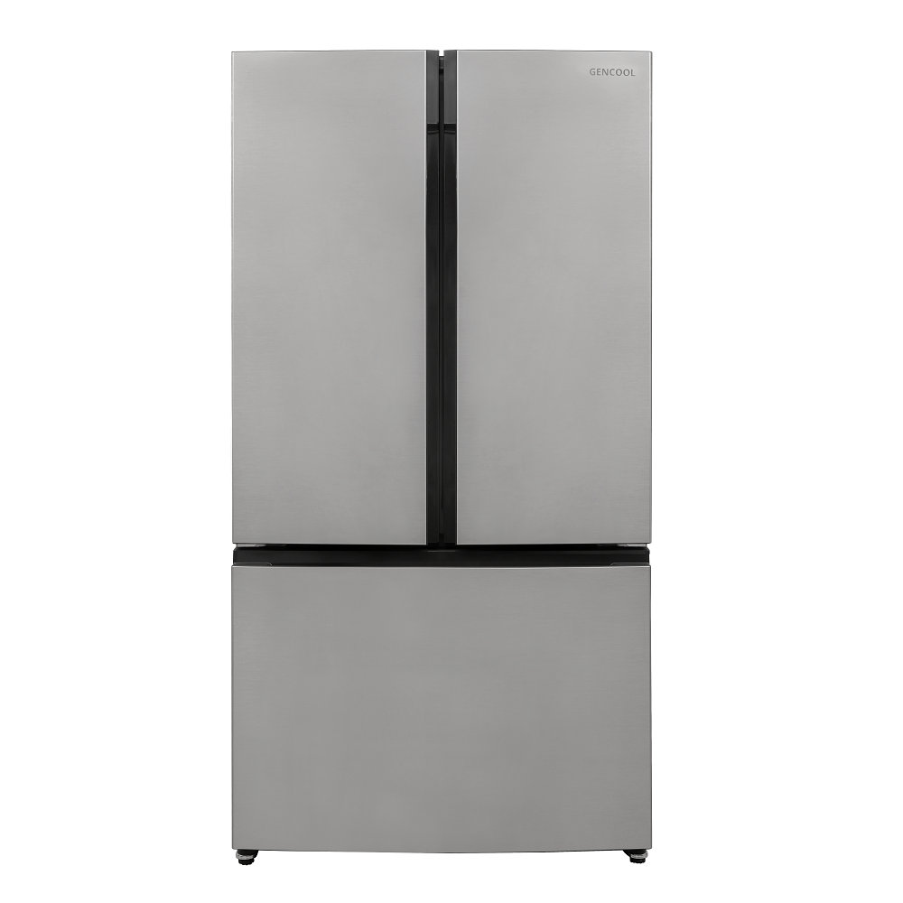 Холодильник GENCOOL GDM-717WH серебристый; серый