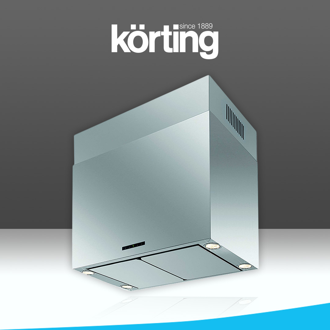 Вытяжка островная Korting KHA 7950 X Cube серебристый