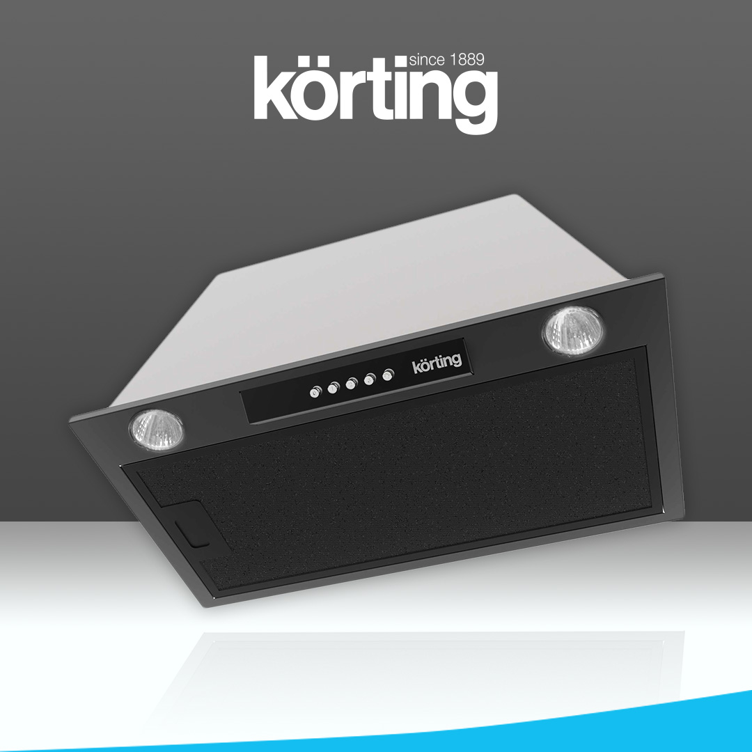 Вытяжка встраиваемая Korting KHI 6530 N черный